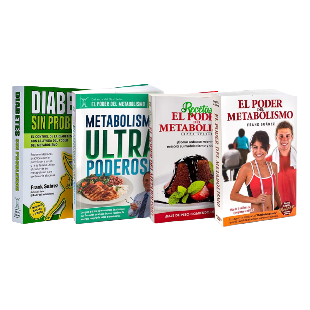 Libros Metabolismo Ultra Poderoso Pack 4 - Frank Suarez – CUATROGLACIARES